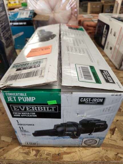 Everbuilt convertible 1 HP jet pump - Metzger Property Services, LLC