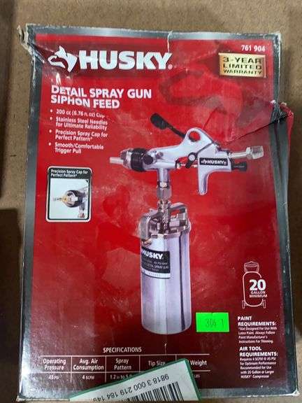 Husky Siphon Feed Detail Spray Gun - Metzger Property Services LLC