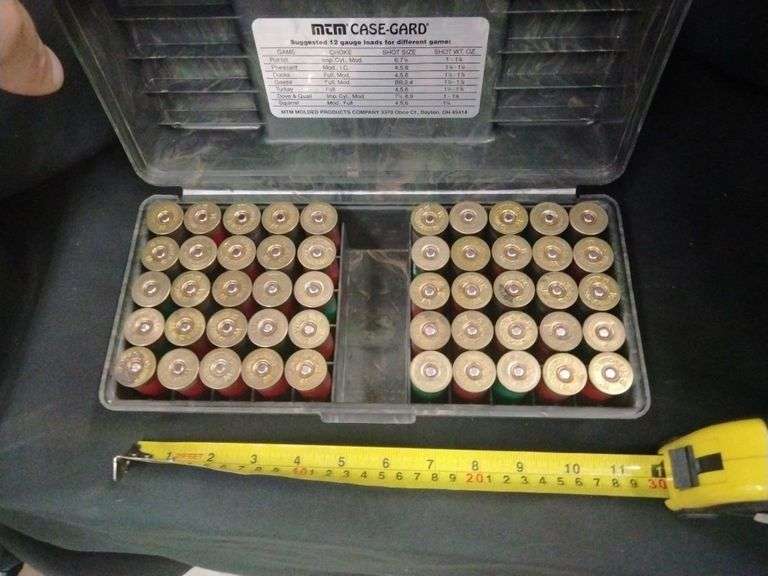 (50) 12-gauge shell assortment and case - Metzger Property Services LLC