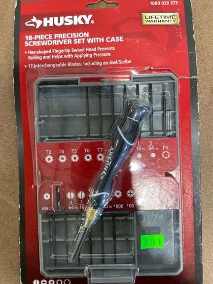 husky 18 piece precision screwdriver set with case - Metzger Property ...