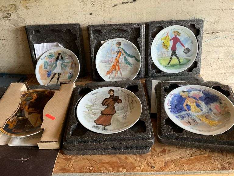 D'Arceau-Limoges French collector plates. - Metzger Property Services LLC