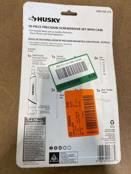 husky 18 piece precision screwdriver set with case - Metzger Property ...