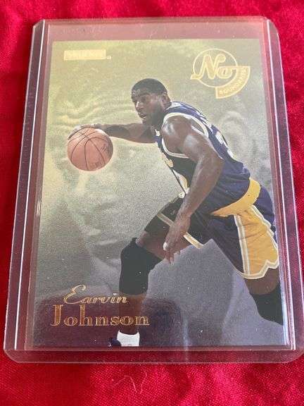 Los Angeles Lakers Magic Johnson Skybox Basketball Card - Metzger ...
