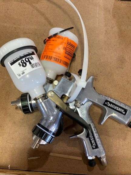 Husky Gravity Feed HVLP Spray Gun - Metzger Property Services LLC