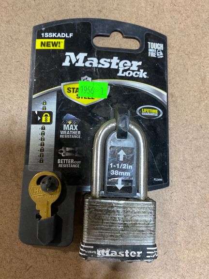 Master Lock wth Key model 1SSKADLF - Metzger Property Services LLC