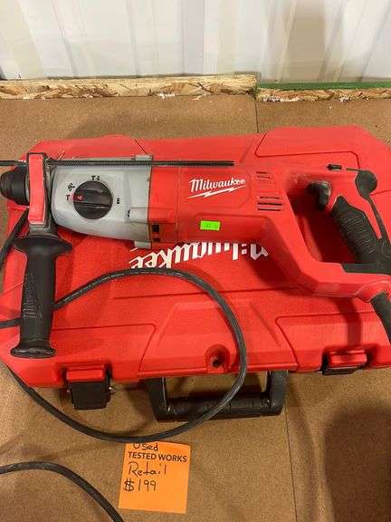 Milwaukee model 5262-21 1" SDS Plus Rotary Hammer corded (used ...