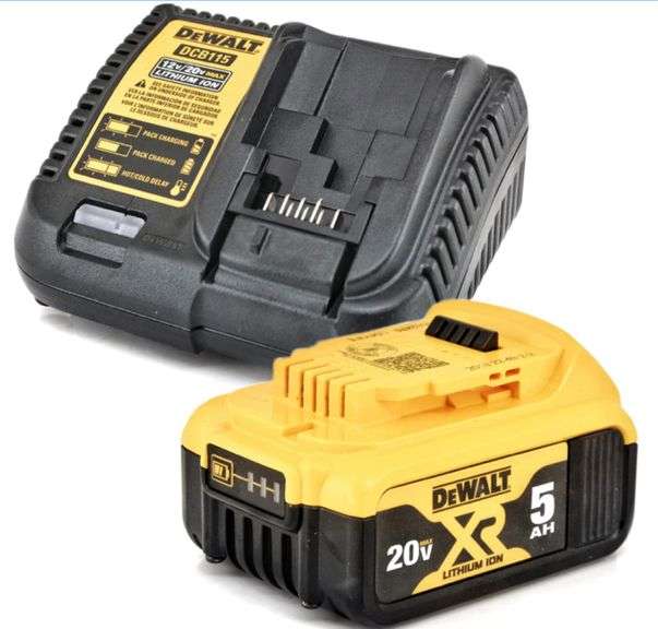 Dewalt DCB115 12V-20V MAX Lithium-Ion Battery charger and Battery ...
