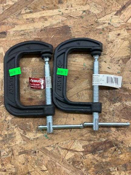 2 Husky 3” C Clamps - Metzger Property Services LLC