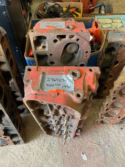 1970 400cid GM engine heads (2) - Metzger Property Services LLC