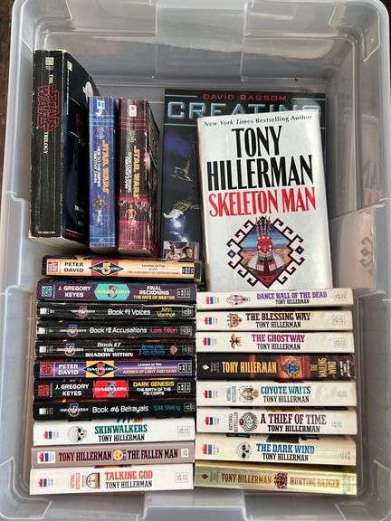 Book assortment including - Star Wars Tim Zahn, Tony Hillerman, John ...