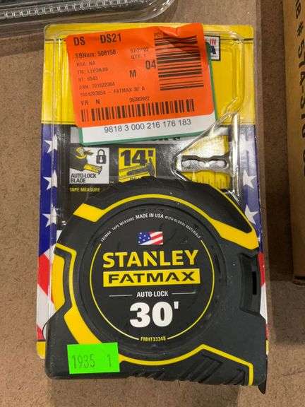 Stanley FatMax 30’ Tape Measure - Metzger Property Services LLC