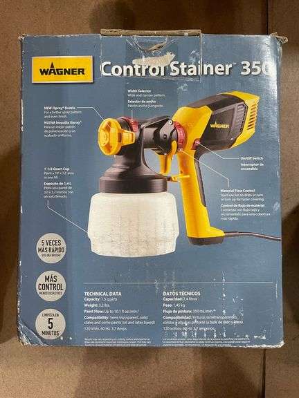 Wagner Control Stainer 350 For Exterior, 1 1/2 Quart Cup - Metzger ...