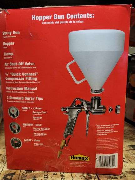 Homax texture gun and hopper - Metzger Property Services LLC