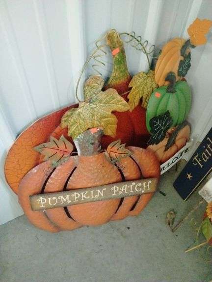Fall metal decor - Metzger Property Services LLC