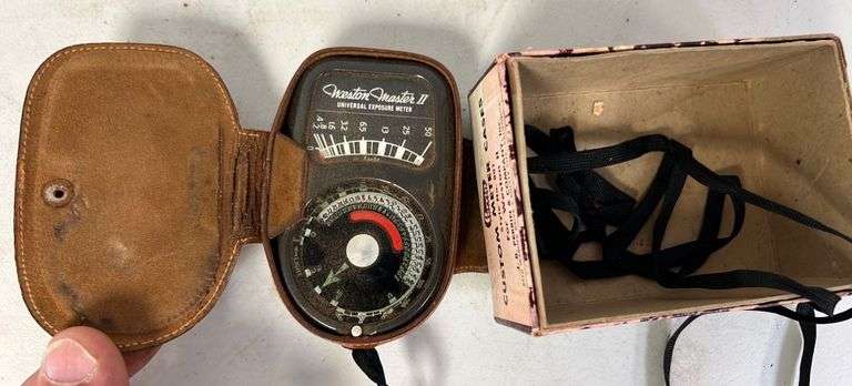 Weston Master II Universal Exposure Meter with original case and box ...