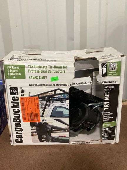 CargoBuckle Ladder Rack Retractable Tie Down System - Metzger Property ...