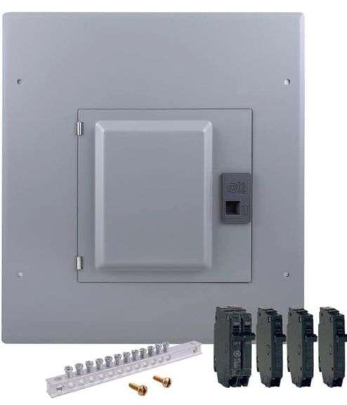 GE 125 Amp 14-Space 24-Circuit Main Lug Indoor Load Center Contractor ...