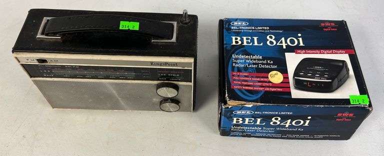 KingsPoint FM/AM Radio and Bel-Tronics Limited Bel 840i Undetectable ...