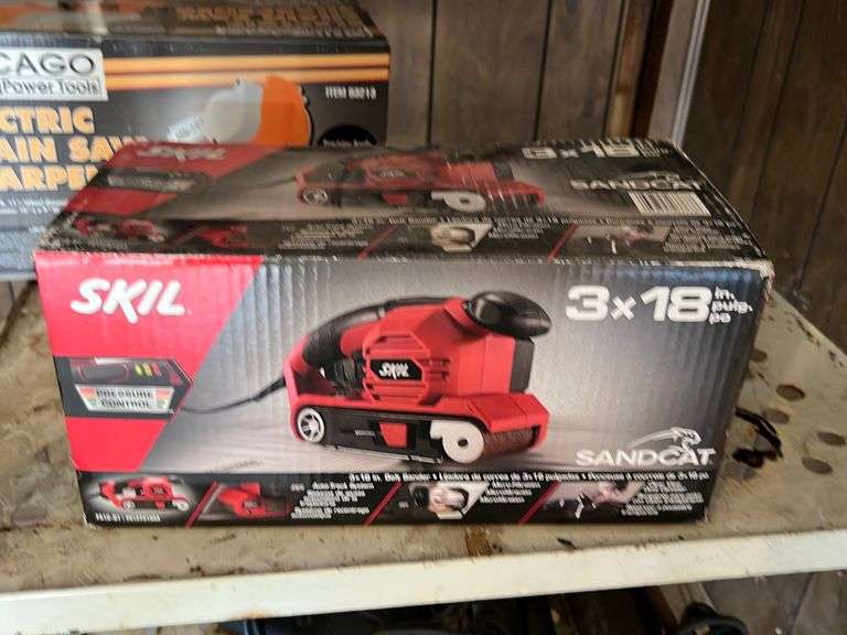 Skill belt sander 3” x 18” - Metzger Property Services LLC