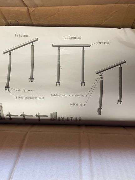 31” H x 40” W stainless steel rail kit - Metzger Property Services LLC