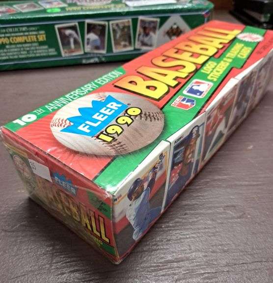 Unopened Baseball 1990 Edition Complete Set & Unopened 10th Anniversary 