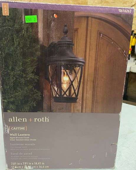 Allen & Roth Portfolio Outdoor Wall Lantern - Metzger Property Services LLC