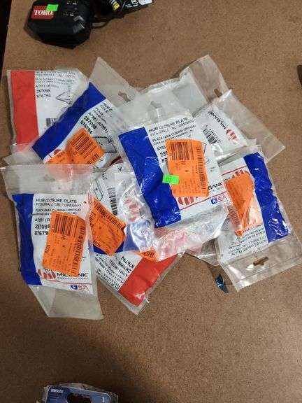 Assorted hub closure plates - Metzger Property Services LLC