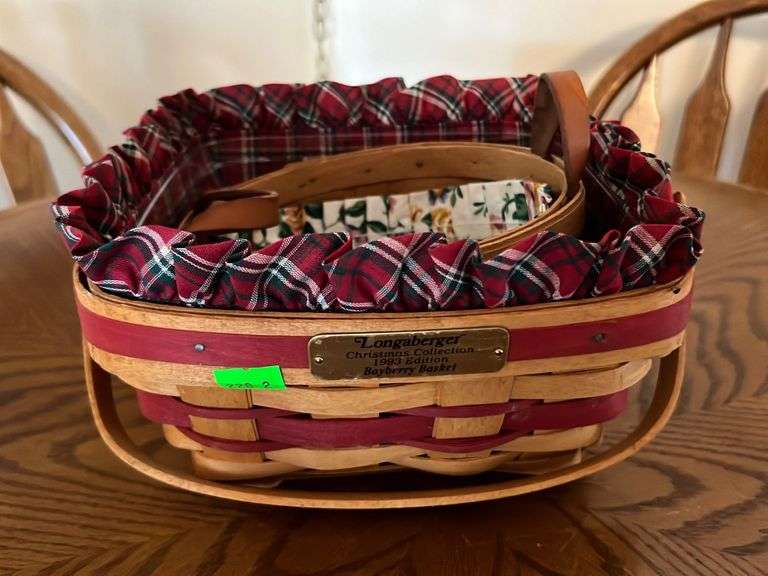 Longaberger Basket assortment including - Christmas Collection 1993 ...