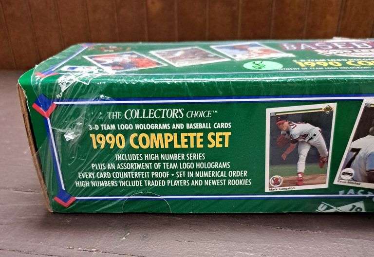 Unopened Baseball 1990 Edition Complete Set & Unopened 10th Anniversary 