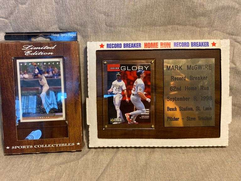 Vintage sports Plex Limited addition Ryne Sandberg, recordbreaker home ...