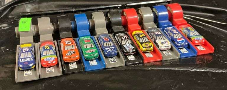 NASCAR miniature launching toy with 10 mini cars - Metzger Property ...