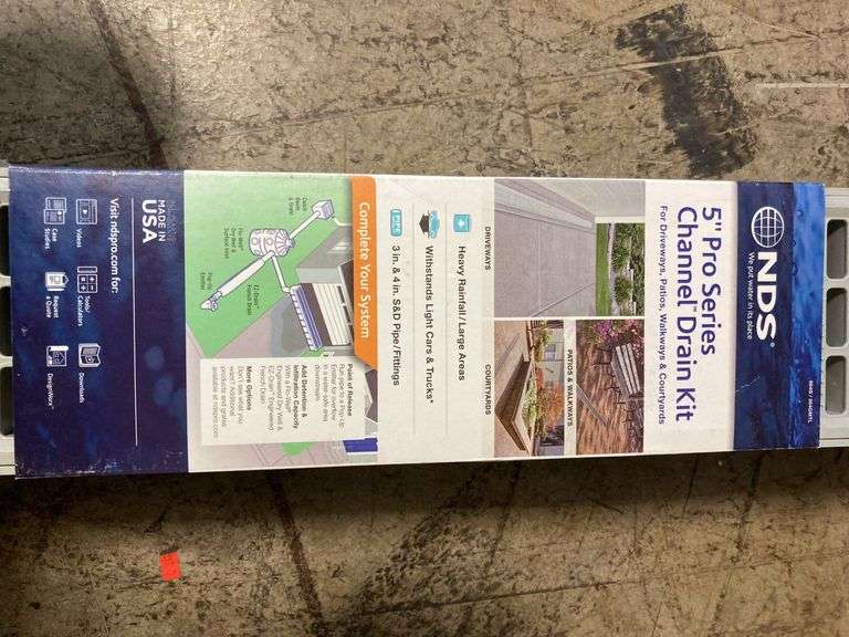 NDS 5” Pro Series Channel Drain Kit - Metzger Property Services LLC