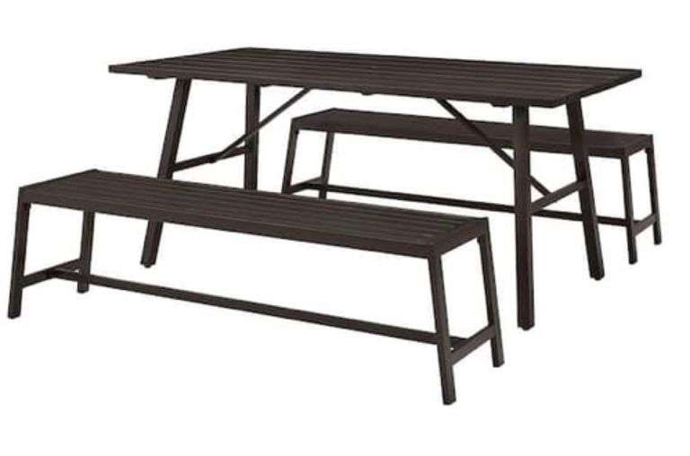 StyleWell 3-Piece Metal Outdoor Dining Set - Metzger Property Services LLC