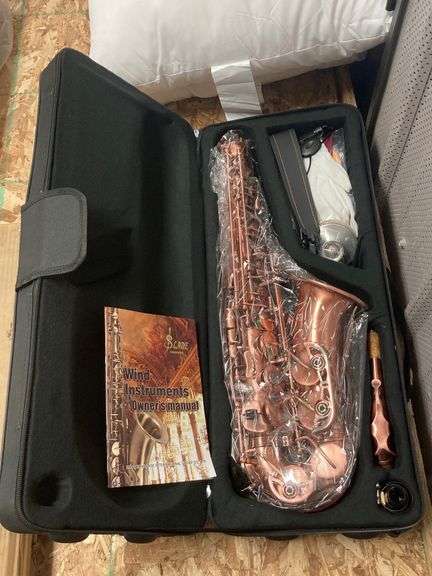 Slide Soprano Saxophone Pink with Case and Accessories - Metzger ...