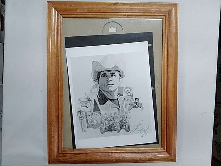 Tom Laughlin signed print - Metzger Property Services LLC