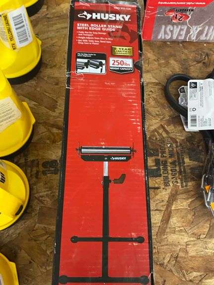 Husky brand Steel Roller Stand with edge Guide - Metzger Property ...