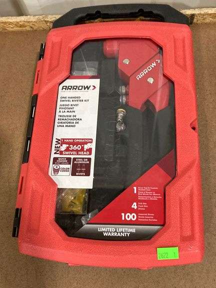 Arrow one handed swivel riveter kit - Metzger Property Services, LLC