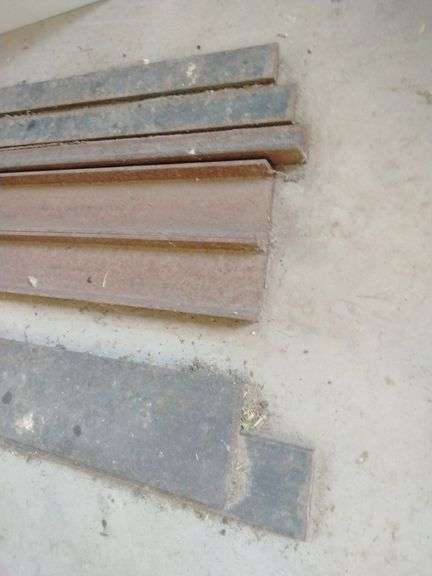 20ft Steel Flat stock 6in, 4in, (2) 2in., channel iron (2) 4in one ...