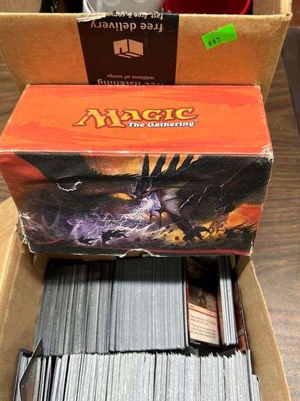Magic The gathering deckmaster cards , dragons of Tarkir cards in box ...