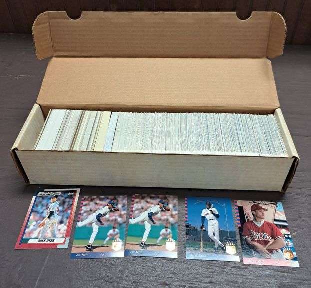 Box Of Assorted Baseball Cards - Metzger Property Services, Llc