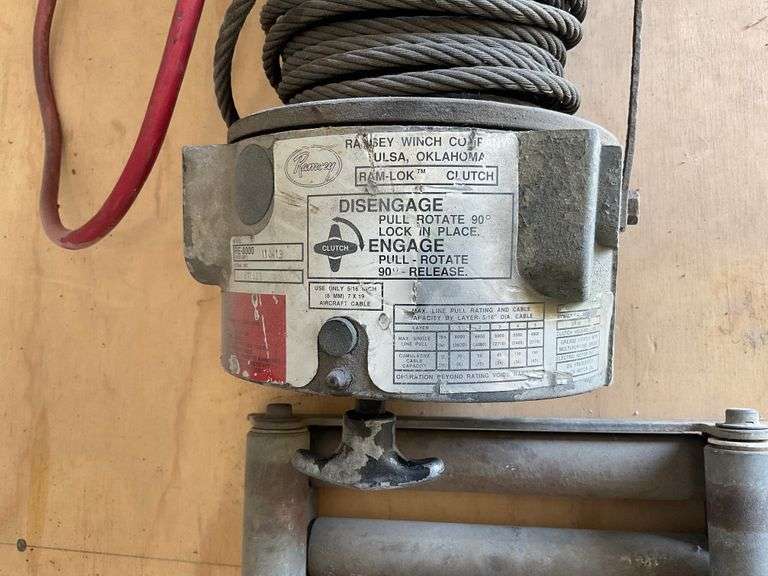 Ramsey Electric Winch With Remote (Tested Works) - Metzger Property ...
