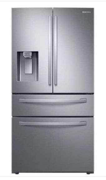 NEW Samsung 22.6 cu. ft. 4-Door French Door Smart Refrigerator in ...