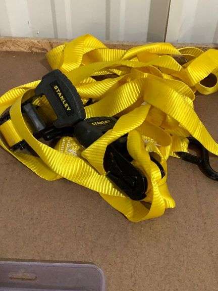 Stanley brand ratchet strap set - Metzger Property Services, LLC
