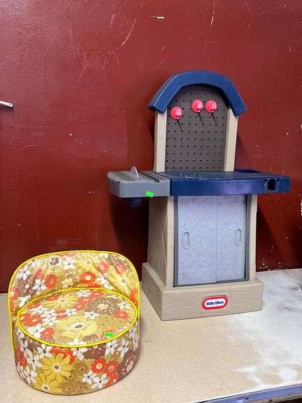 Little Tikes Work Bench 22”x31”x10” and Booster Seat - Metzger Property ...