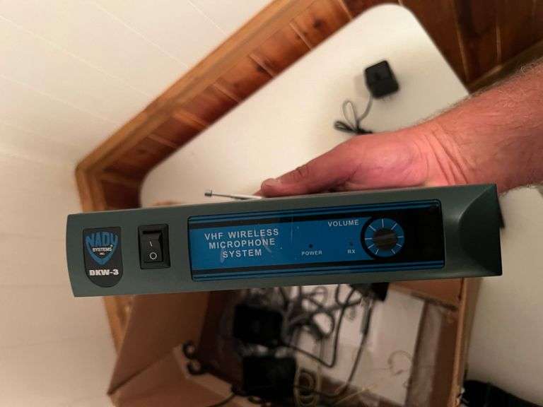 2- Audiotechnica Microphones in boxes, cordless microphones, Encore ...