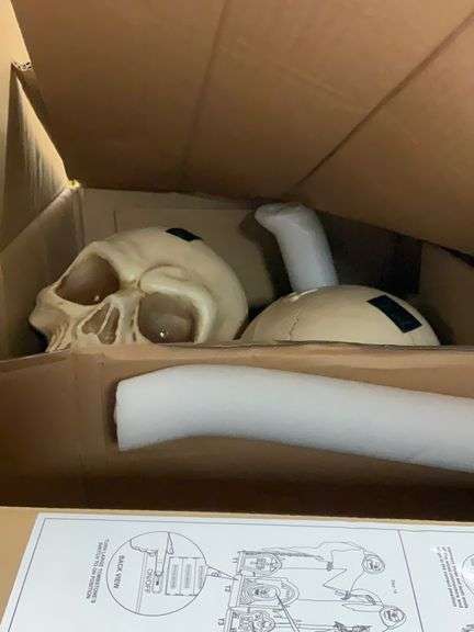 Home Accents Holiday 6 ft. Grave & Bones Animated LED Floating Reapers ...