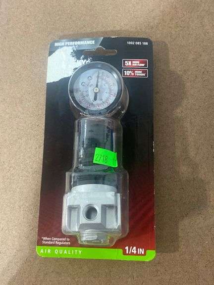 Husky 1/4 IN high flow air regulator - Metzger Property Services LLC