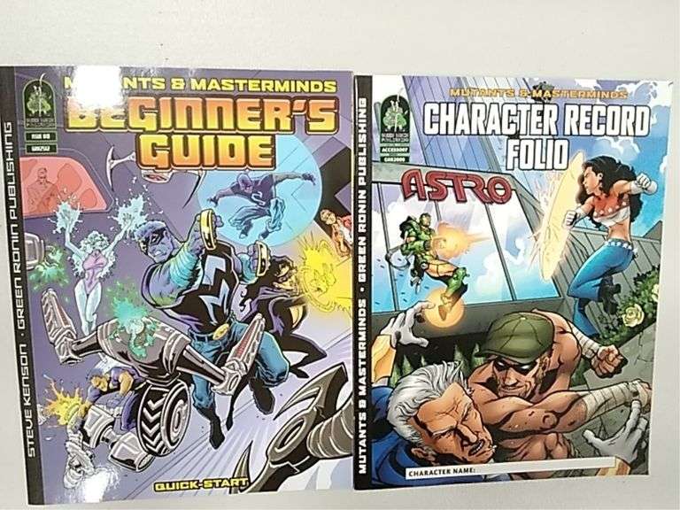 Mutants and masterminds beginners guide and character record folio ...