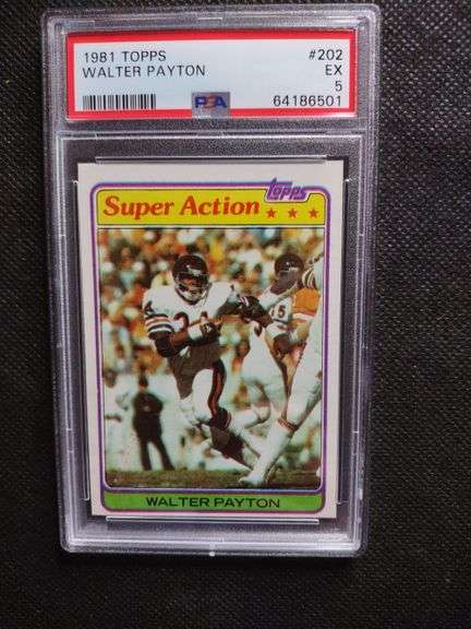 1 1981 Walter Payton Topps Card - Metzger Property Services LLC