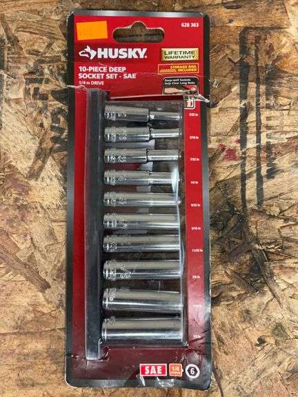 Husky 10 pc. Socket set SAE - Metzger Property Services LLC